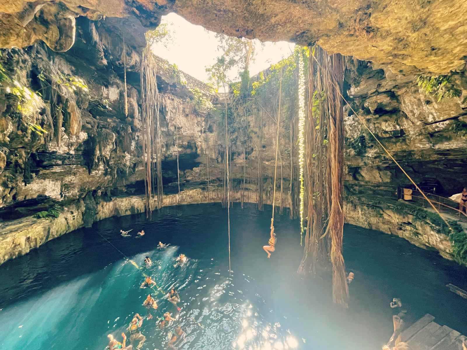 Visiting Cenote Oxman in Mexico - Gone with the Gastons